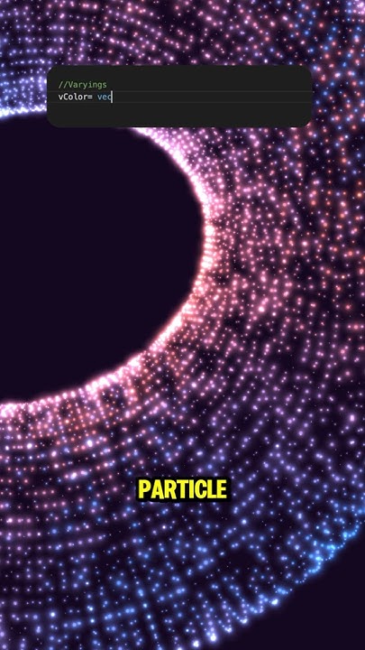 Learning #threejs day 48: #particles #morph #animation #shaders #dev #threejsjourney #devlog ...
