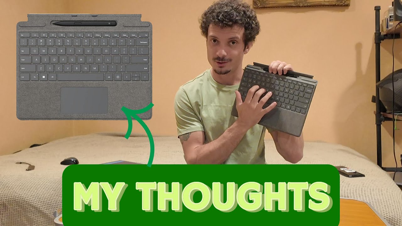 Surface PRO 8-13 Signature Keyboard Review - YouTube