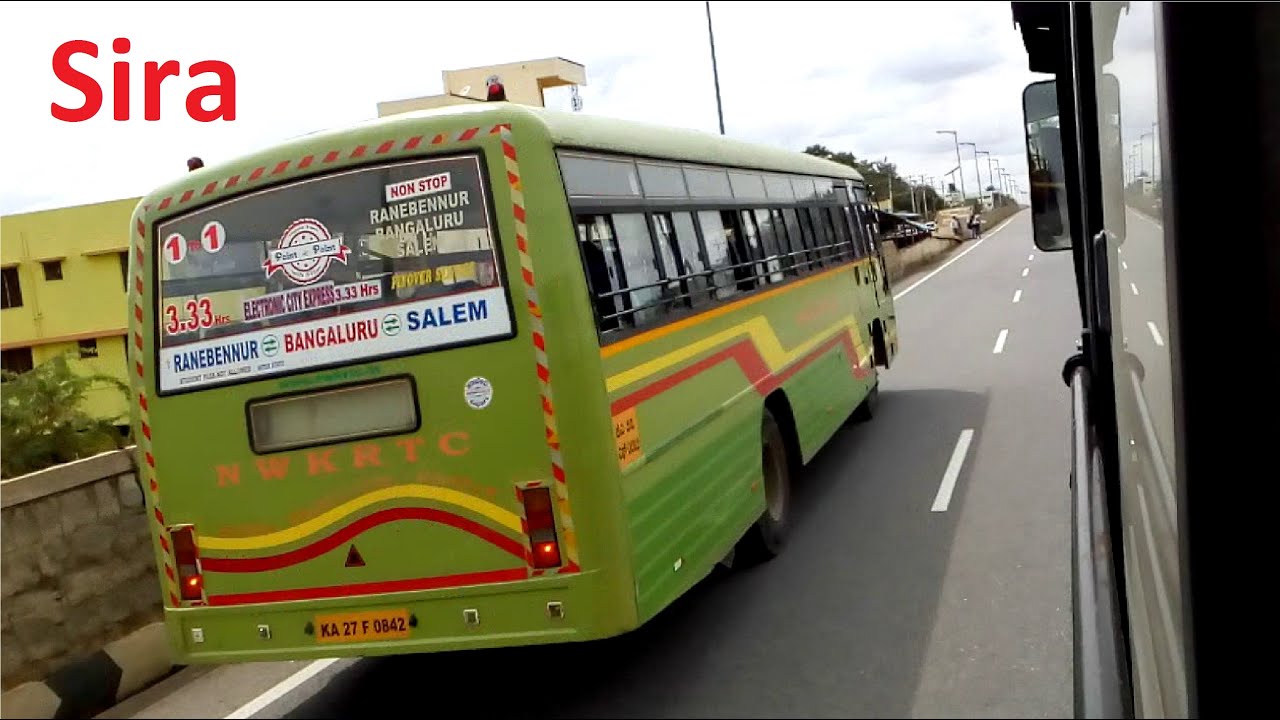 chasing ... Salem - Ranebennur bus ... - YouTube