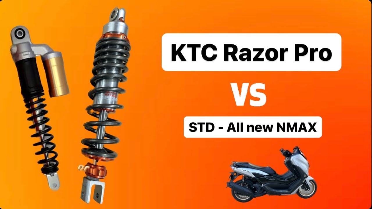 Test Shock KTC Razor Pro vs New NMAX Std (Test Ride Preview) - YouTube