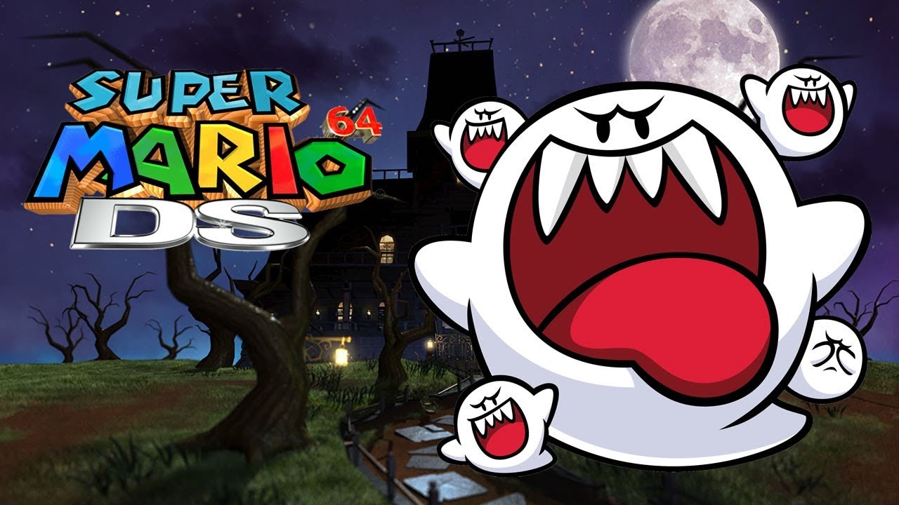 Super Mario 64 DS - Big Boos Battle 8 Red Coins - 79/150 - (NDS) - YouTube