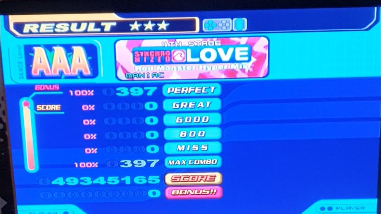 DDR 5th Mix [ Synchronized Love ] AAA - YouTube