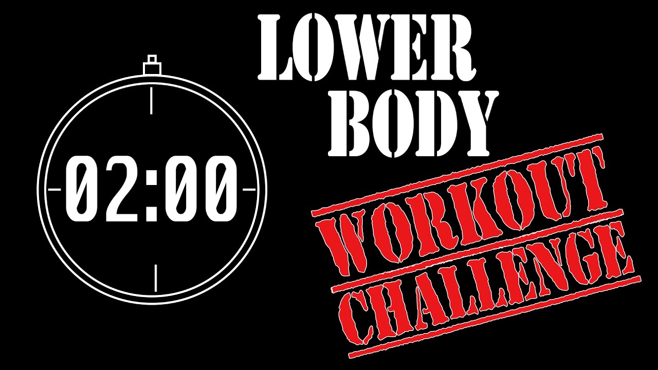 2 Minute Lower Body Challenge Workout - YouTube