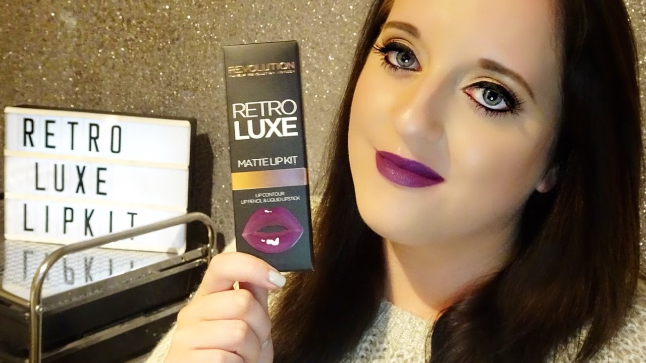 (NEW) MAKEUP REVOLUTION RETO LUXE LIP KIT (LIP SWATCHES) - YouTube
