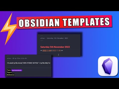 7 Obsidian Templates That Supercharge My Second Brain - YouTube