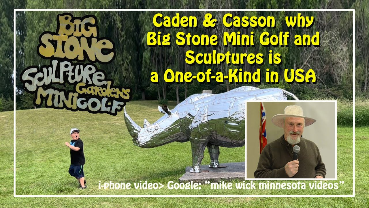 Big Stone Mini Golf & Sculpture Garden - outstanding - YouTube