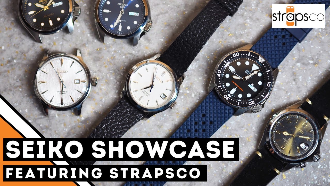 Seiko Showcase, what Strapsco is your favourite? - YouTube