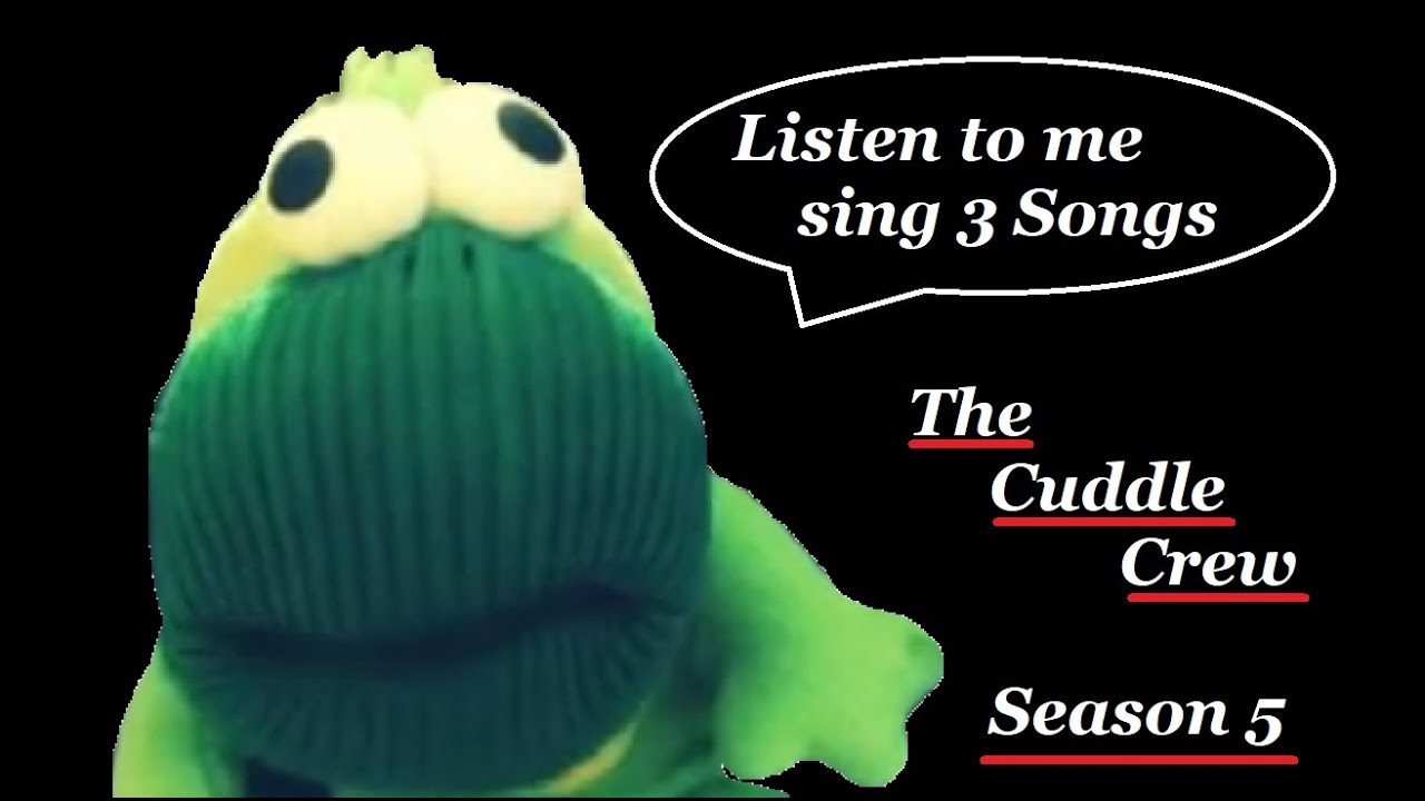 The Cuddle Crew Season 5 Singing Frog Hand Puppet Moving Mouth Toy ...