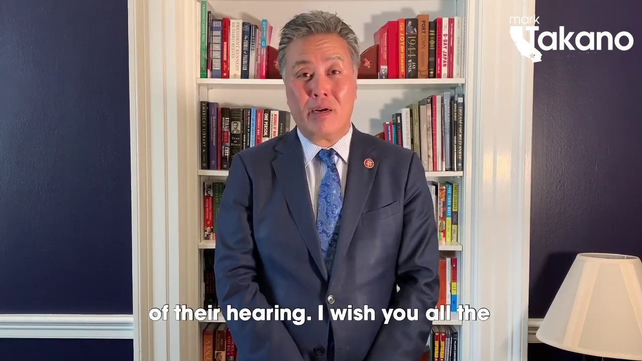 US Representative Mike Takano Supporting Better Hearing Month - YouTube