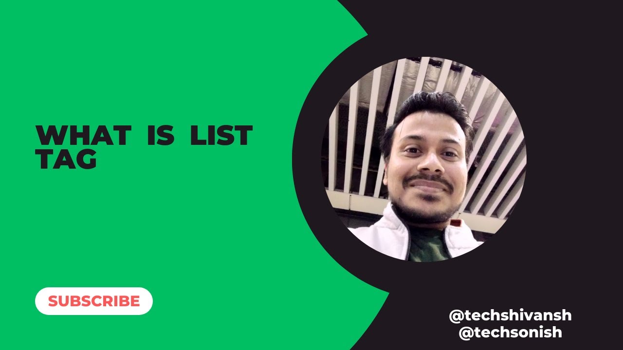 What is List tag - YouTube