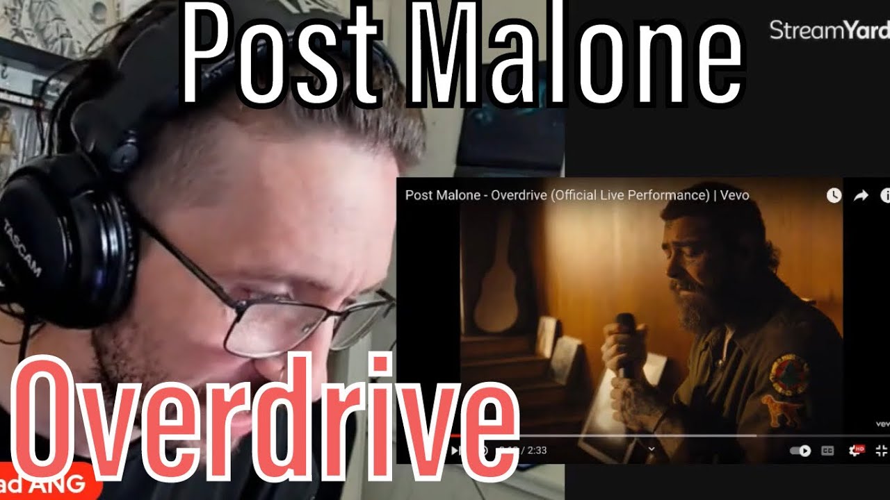 METALHEAD REACTS| Post Malone - Overdrive (Official Live Performance) | Vevo - YouTube
