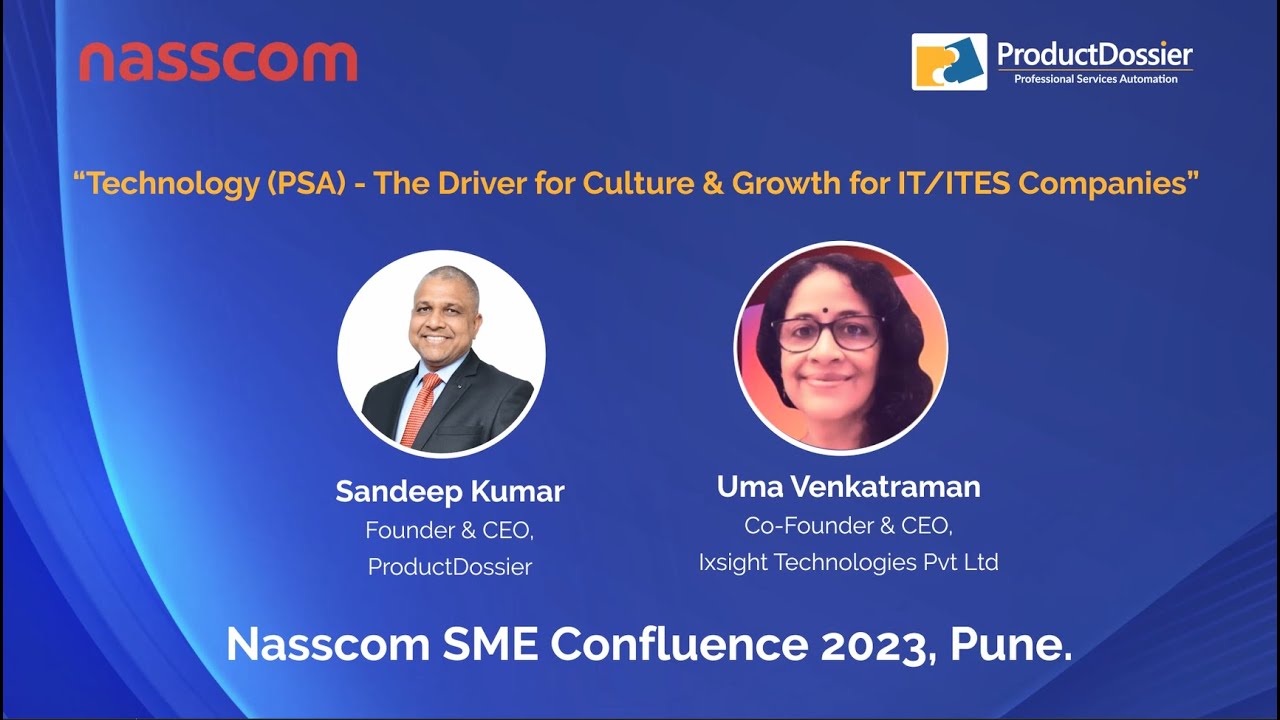 Sandeep Kumar talks about Technology (PSA) | Nasscom SME Confluence 2023 | Pune - YouTube