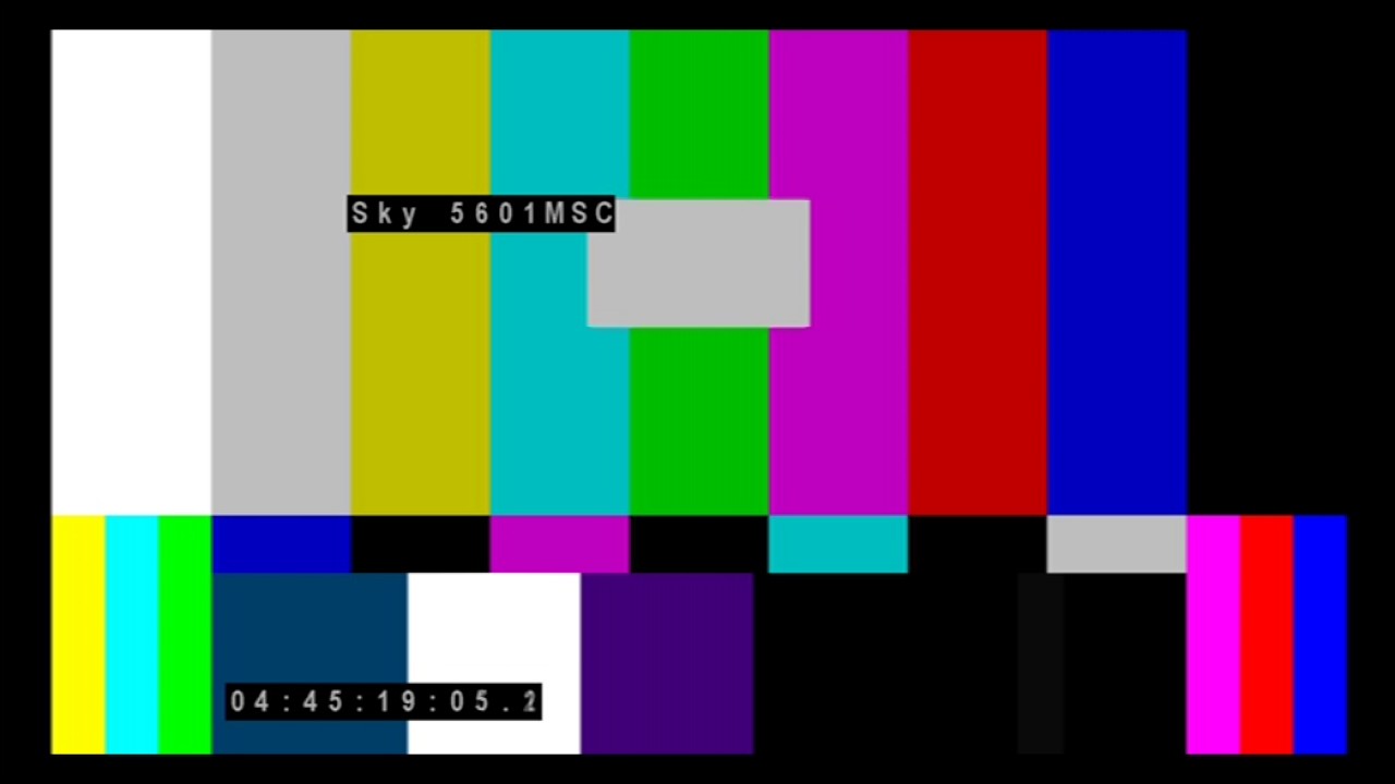 Sky Racing Test Pattern (Optus C1/D3) (2017) - YouTube