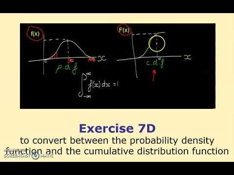 Ex 7D - Cumulative Distribution Functions CDFs - Y12/Y13 A Level ...