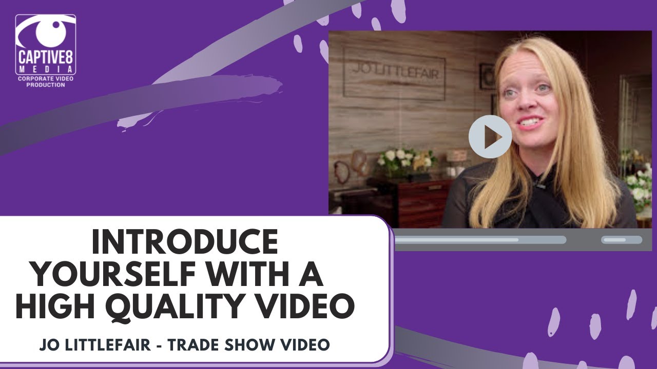 Jo Littlefair London Trade Show Stand Video - YouTube