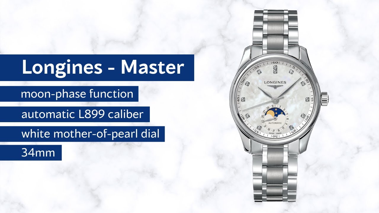 Moon-phase watch from the Longines Master collection 🌕 - YouTube