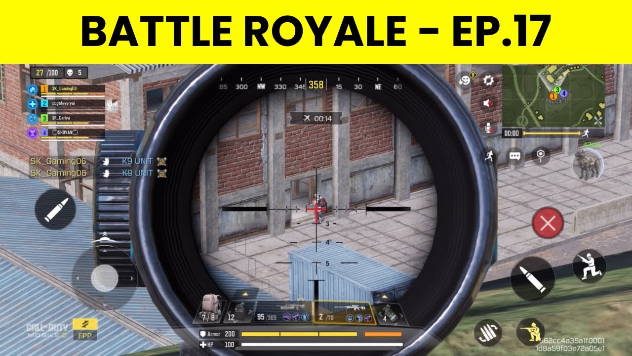 Intense Battle Royale CODM Ep.17| SK Invades #109| 4K - YouTube
