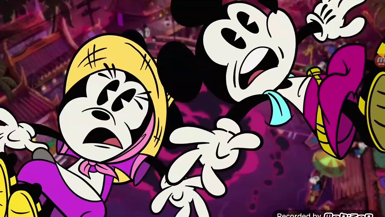 mickey mouse and minnie mouse scream - YouTube