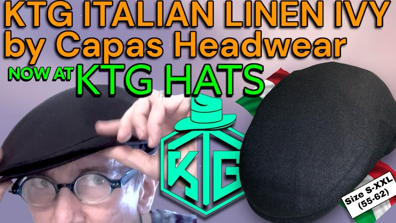 KTG ITALIAN LINEN IVY CAP- At Kevin’s KTG Hats! -extra slim cut, 100% Italian linen - IN STOCK ...
