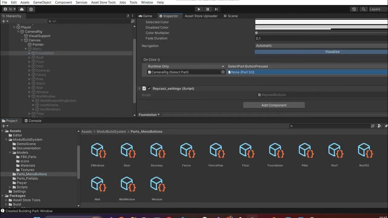 MBS v2.0, Unity runtime Modular Building System by NikoVR, automated customization! SETUP ...