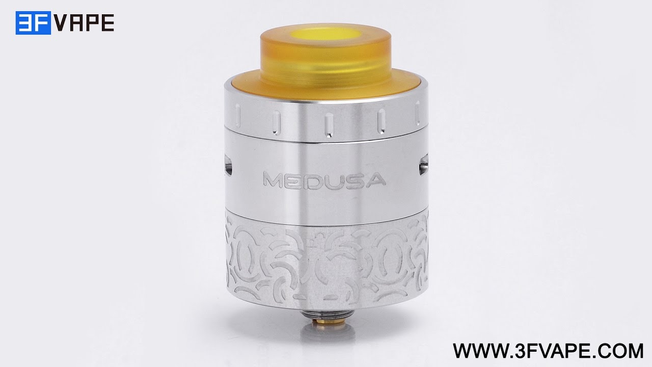Authentic GeekVape Medusa RDTA Rebuildable Dripping Tank Atomizer - YouTube