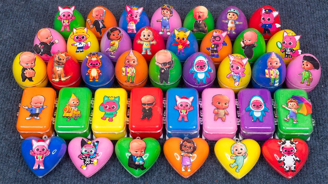Pinkfong Slime Mixing Playtime! Jeni, Hogi, and Bebefinn’s Colorful ...