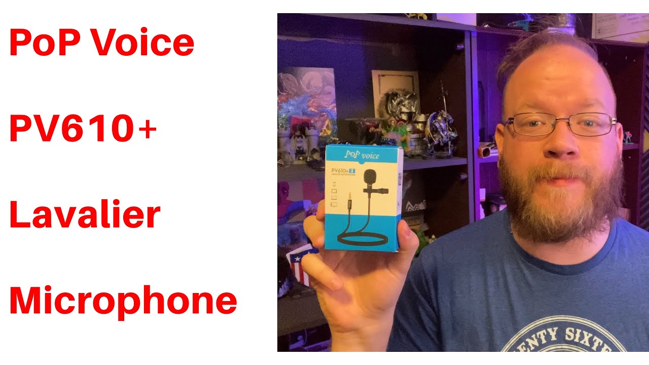 PoP Voice PV610+ Lavalier Microphone Review - YouTube