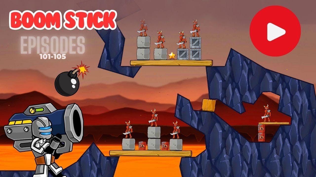 Episode 21: THIS ONE IS DEVILISHLY DIFFICULT!! Boom Stick levels 101 ...