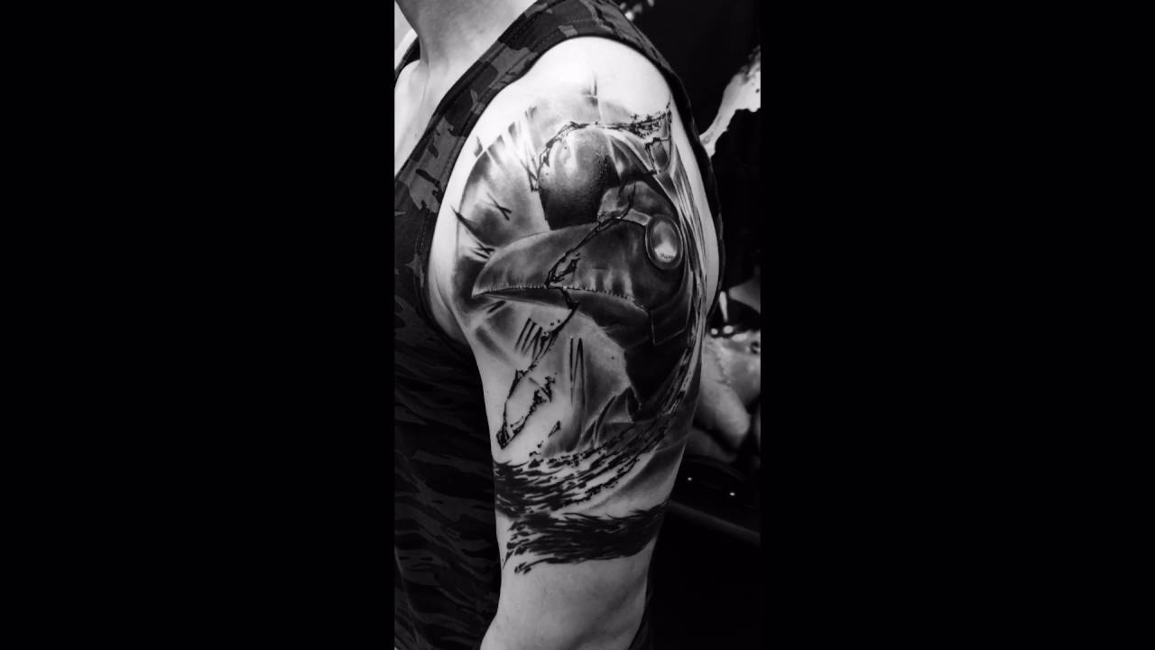 Vladimir Cherep. Tattoo sleeve in progress. Tattoo - YouTube