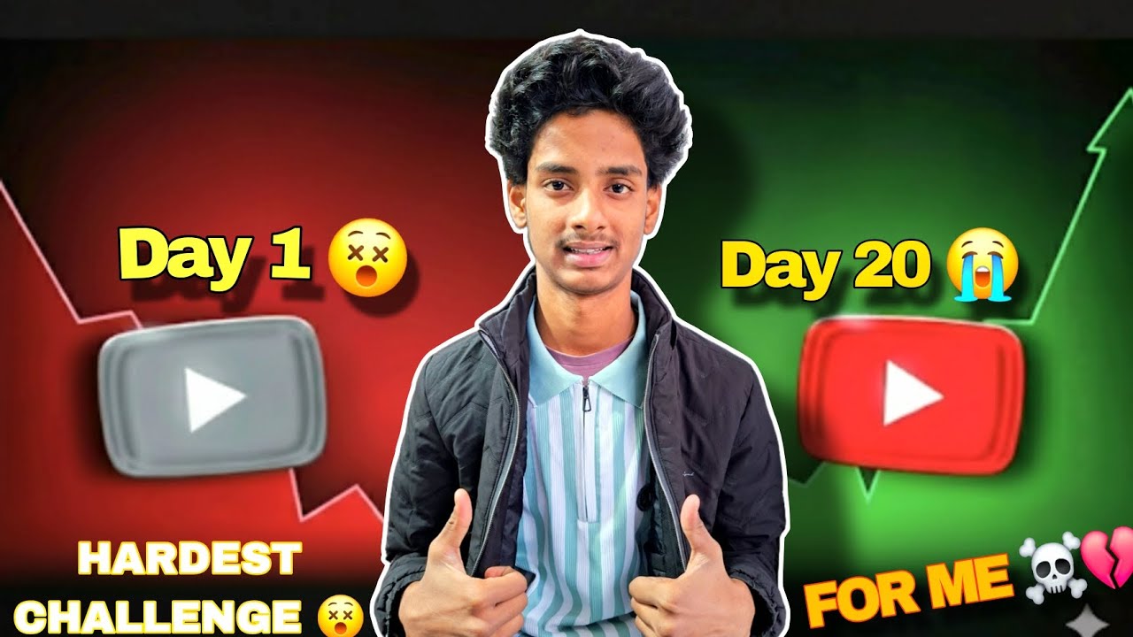 HARDEST CHALLENGE FOR ME 😭☠️ (Day 1 to Days 15 ️💁‍♂️) - YouTube
