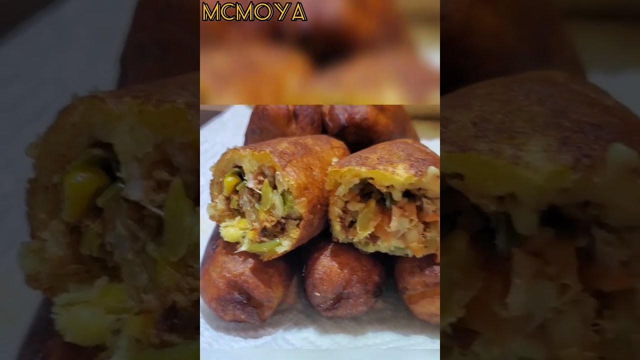 #cocinando #yuca #rellenas de #pollo - #cooking #mandioca #stuffed with ...