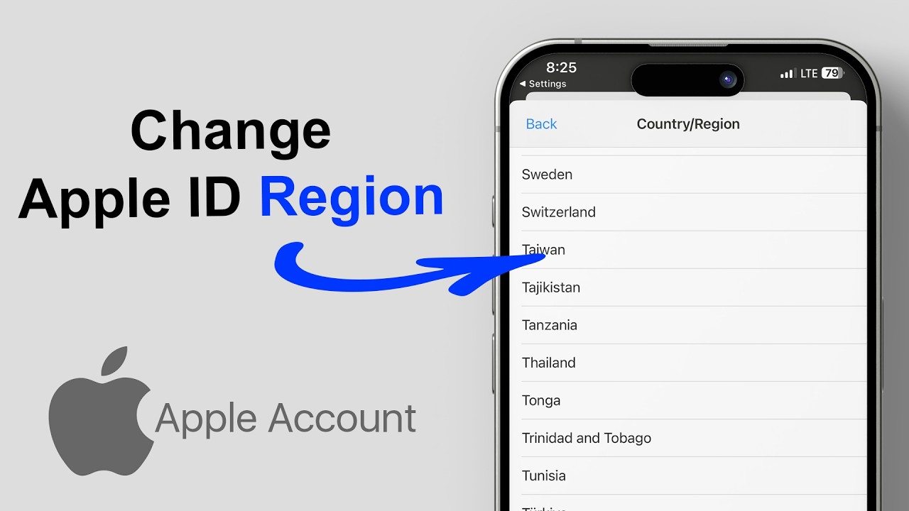 How to Change Apple ID Region Update Your Apple Account Region - YouTube