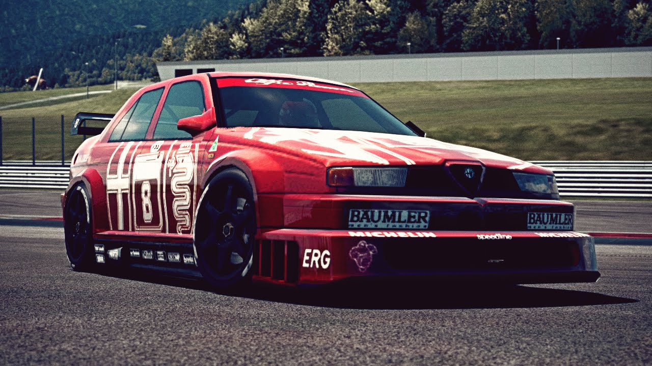 (GT6) Alfa Romeo 155 2.5 V6 TI '93 - Exhaust Video - YouTube