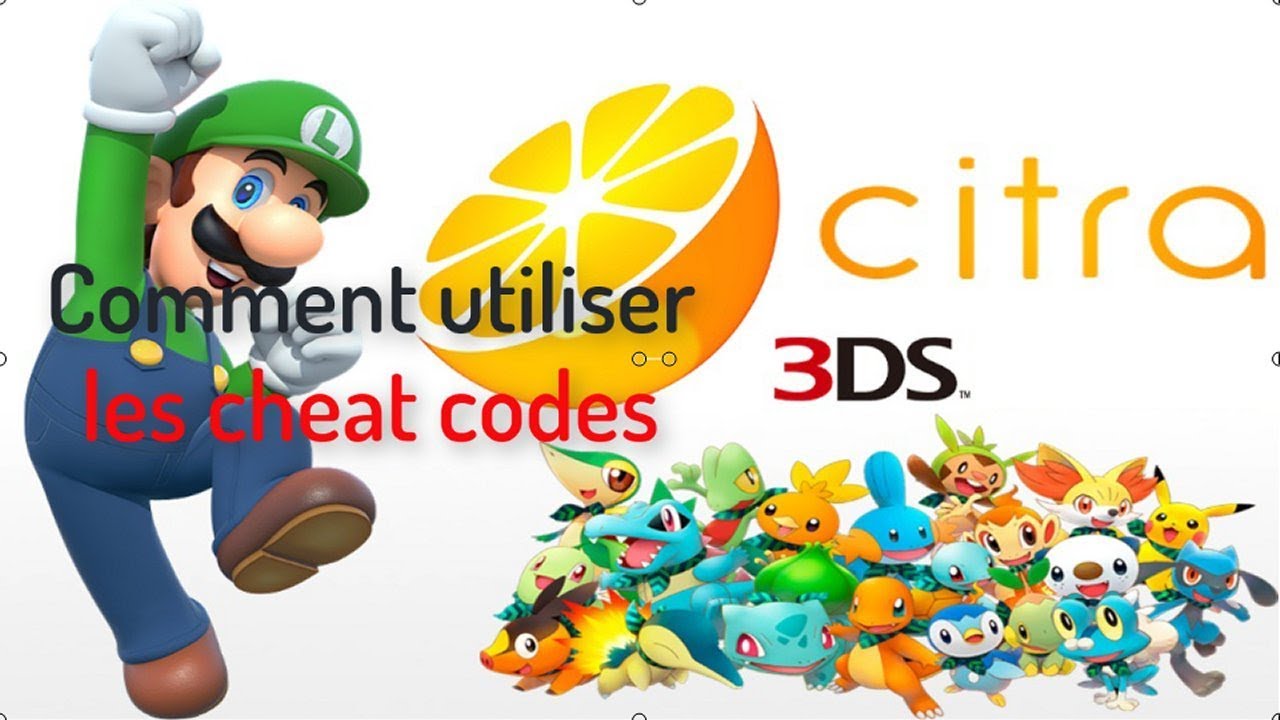 Comment utiliser les Cheat Codes avec l'émulateur Citra 3DS - YouTube