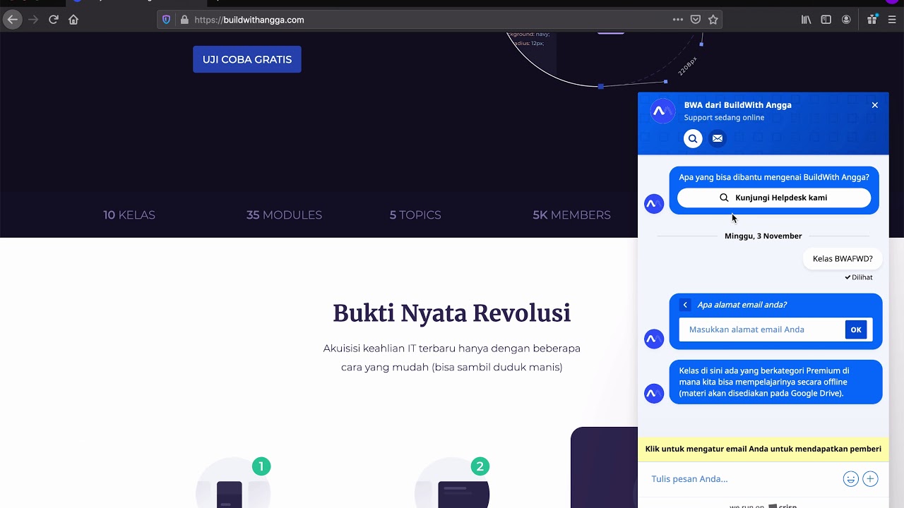 Membuat Chatbox Untuk Website - YouTube
