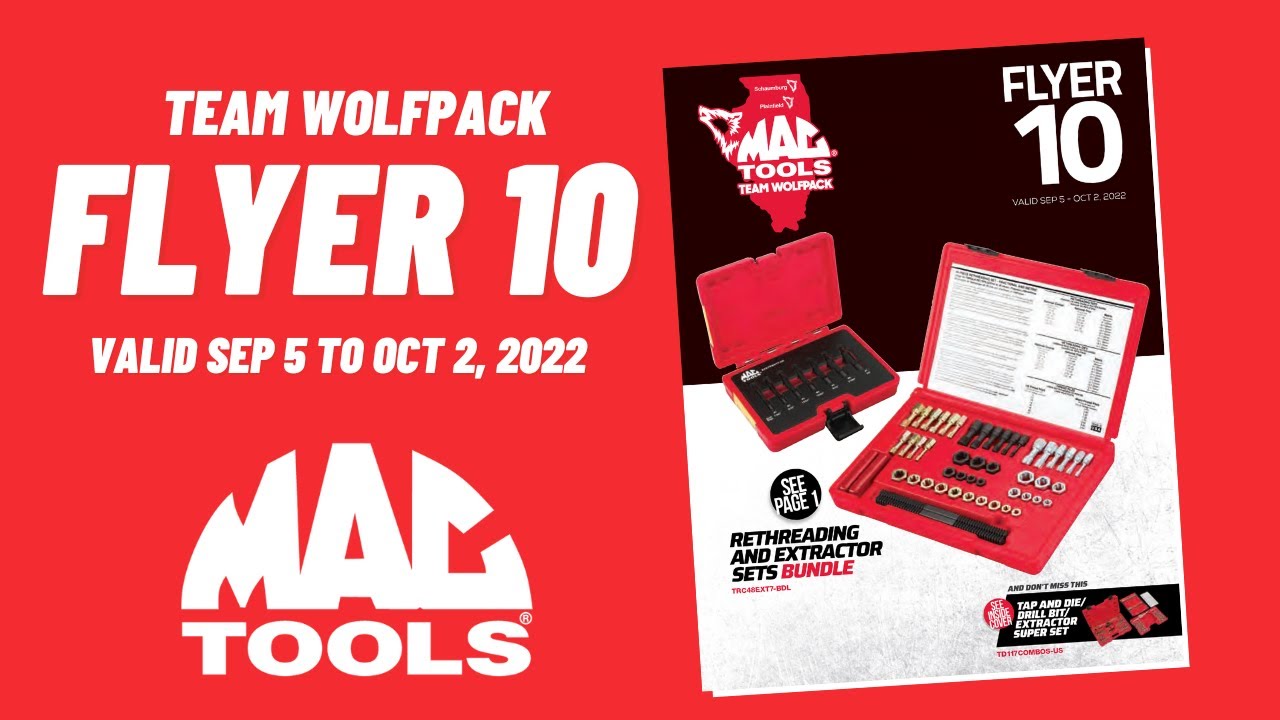 Mac Tools Flyer 10 | Team Wolfpack | Valid September 5 to October 2 ...