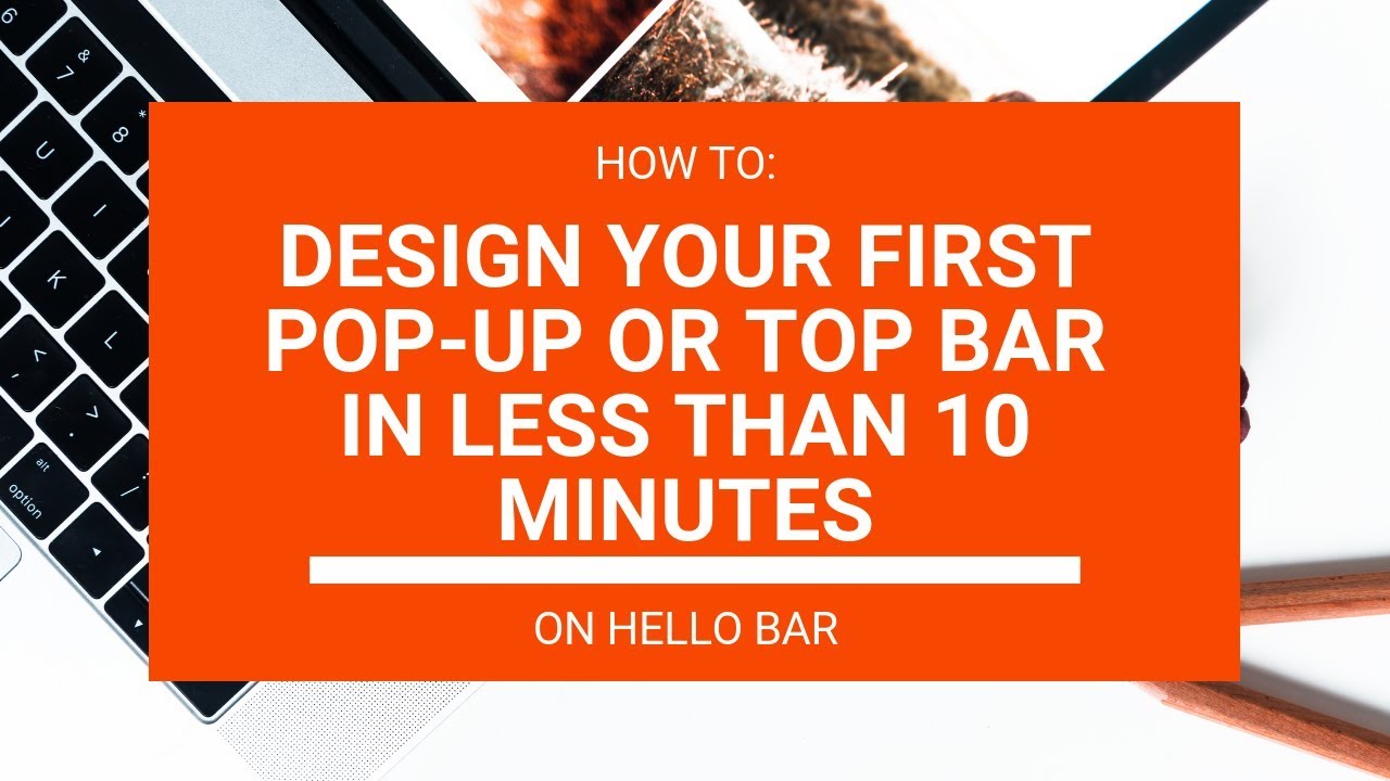Design Your First Pop-Up In Less Than 10 Minutes - YouTube