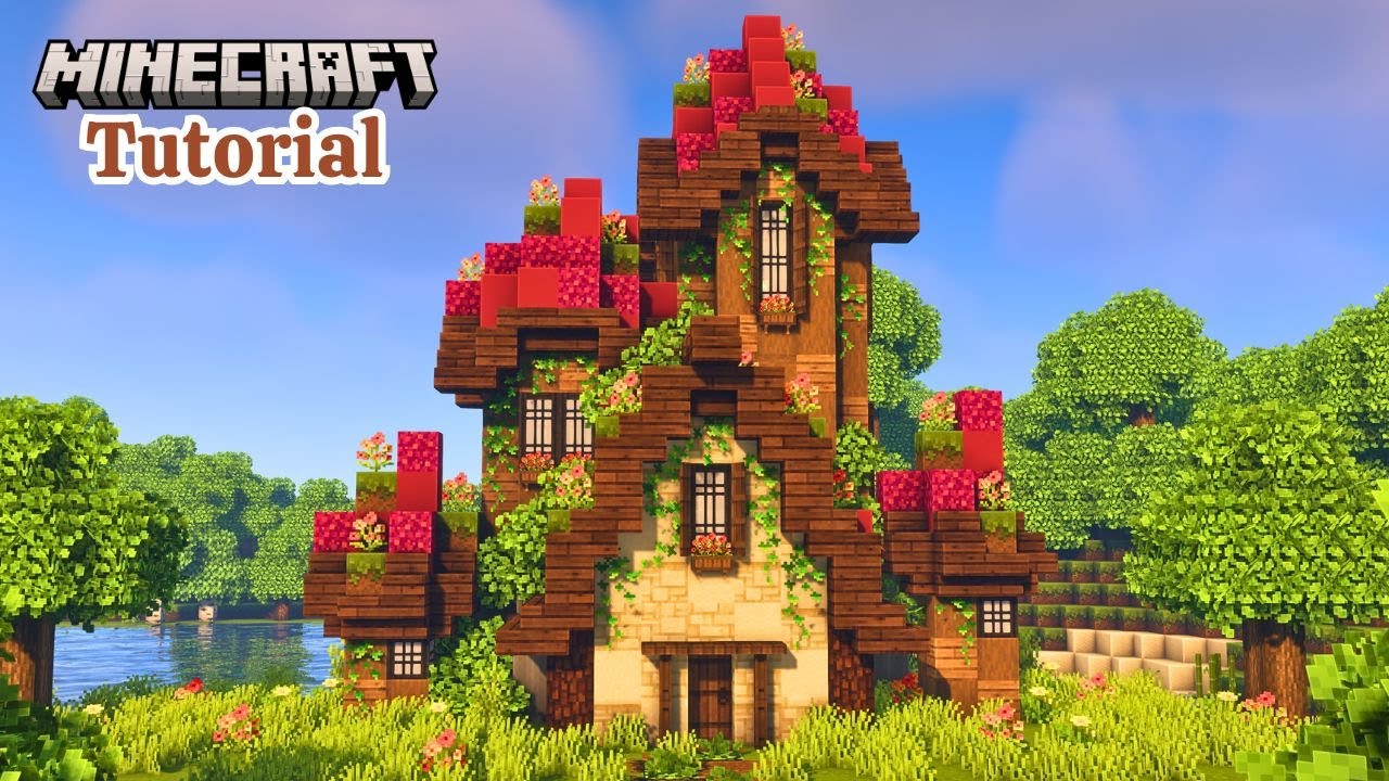 Minecraft 🌹 Poppy House Tutorial 🌿 FREE DOWNLOAD | Mizuno's 16 Craft ...