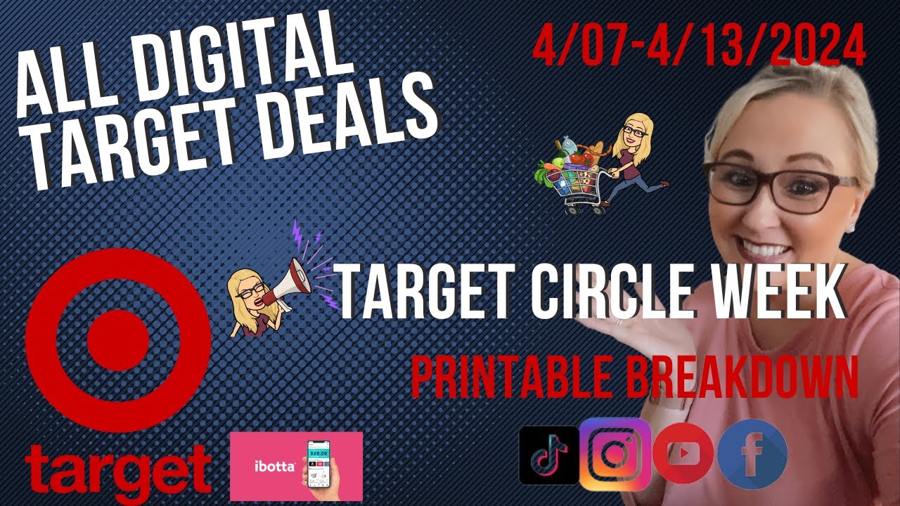 Target Circle Week Deals/Target Deals 4/07-4/13-Printable Breakdown ...