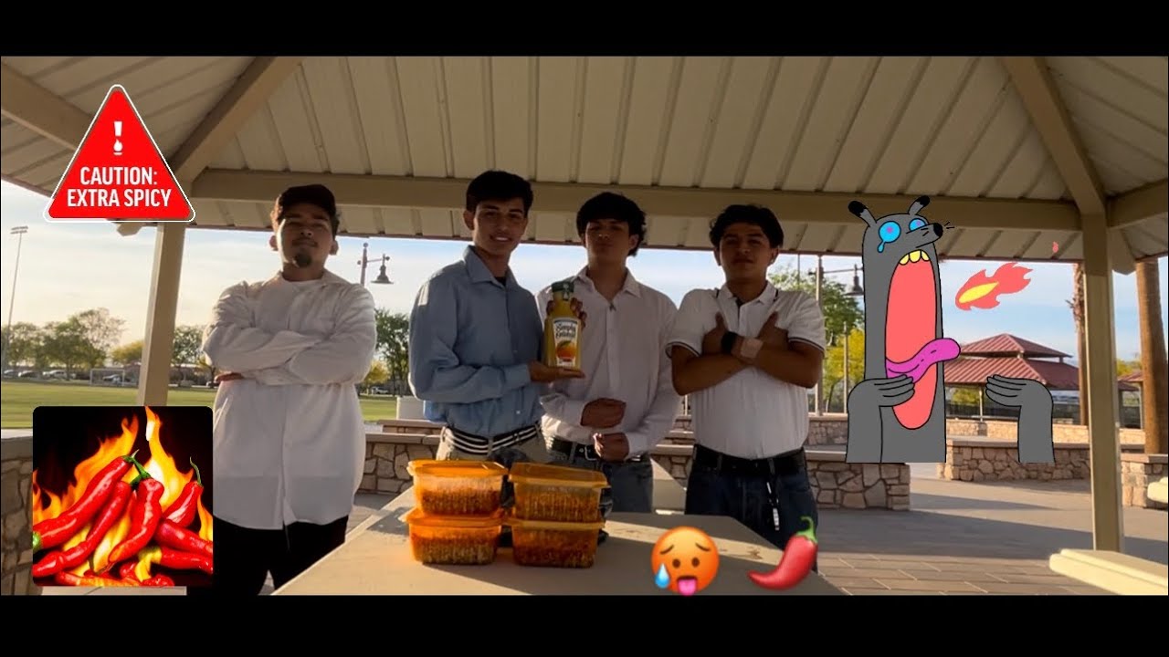 Spicy Mukbang Challenge with the Boys - YouTube