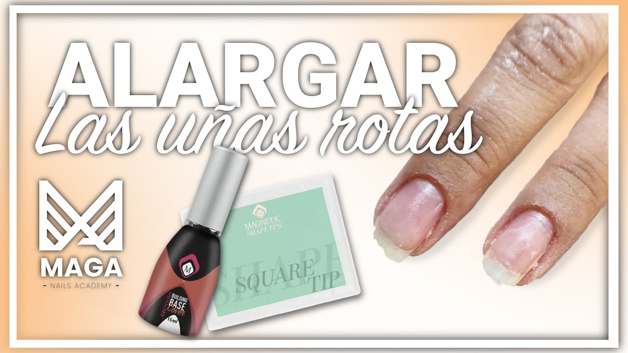 Como Alargar una Uña Rota | Magnetic Maganails Academy - YouTube