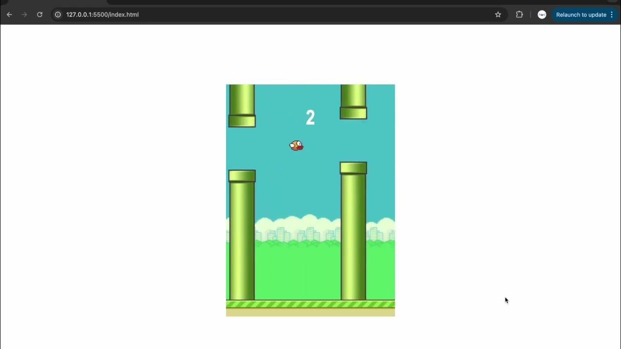 Flappy Bird Game With Html Css And Javascript Youtube 5683