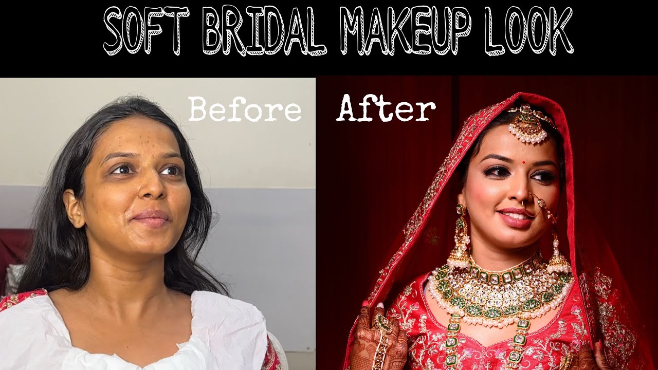 Real bridal makeup / step-by-step long-lasting bridal makeup tutorial ...
