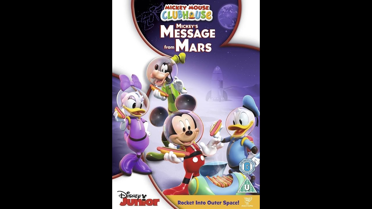 Mickey Mouse Clubhouse Mickey's Message From Mars 2006 DVD Opening ...
