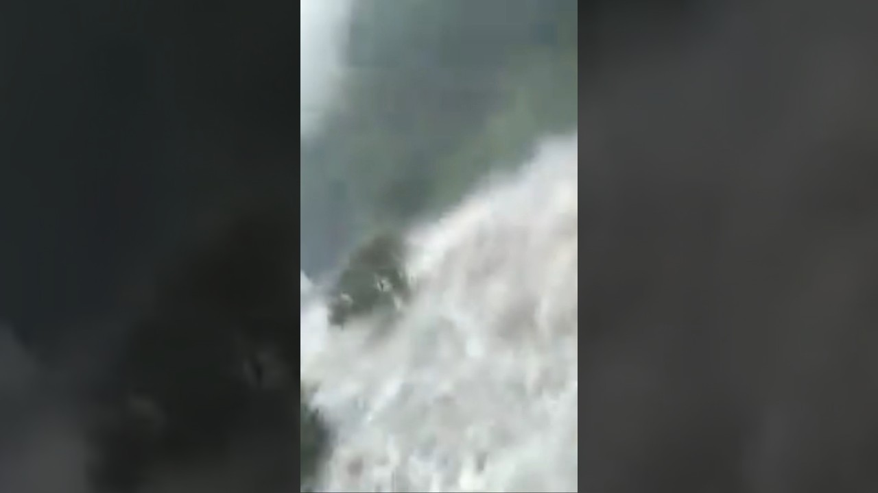 Manimuthar Falls - Tirunelveli😳😳😳 #manimutharu #rain #weatherreport # ...