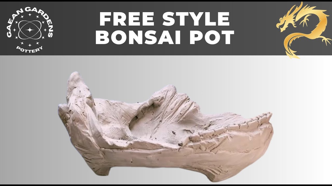 No rules! Unusual way of making a one of a kind bonsai pot - YouTube