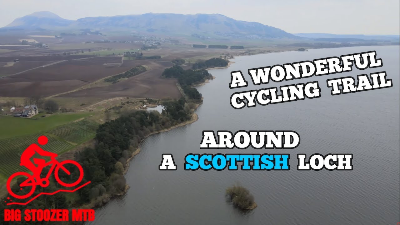 A Wonderful Cycling Trail Around A Scottish Loch. Loch Leven. Single ...