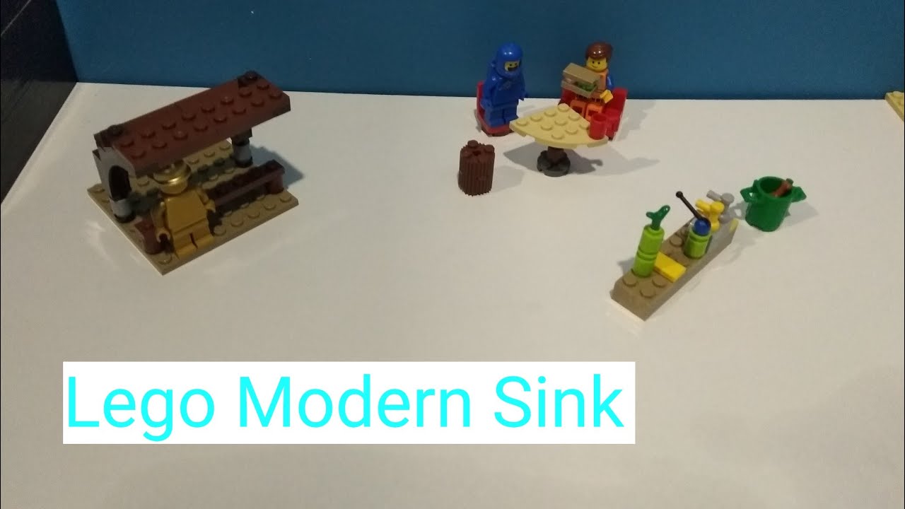 ( NEW ) Lego Modern Sink - YouTube