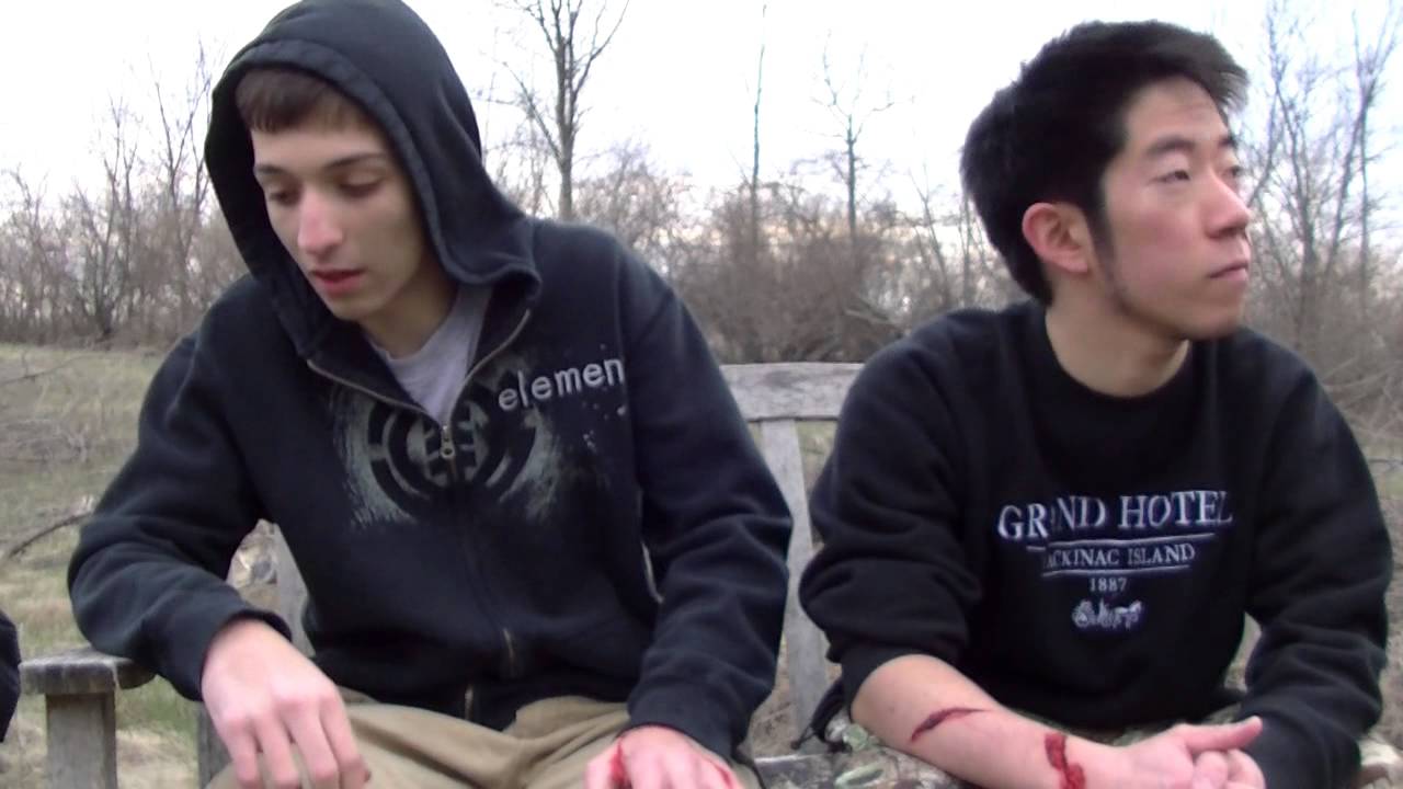 Zombie Apocalypse! High School Suspense 5 min movie project - YouTube