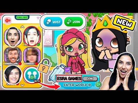 Avatar World Youtube Fenomenleri ile Online Oyun Oynadım Kimler Oyunda ? Seval Games